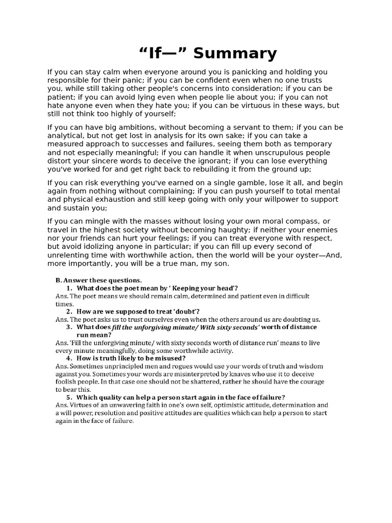 G8-If Notes | PDF
