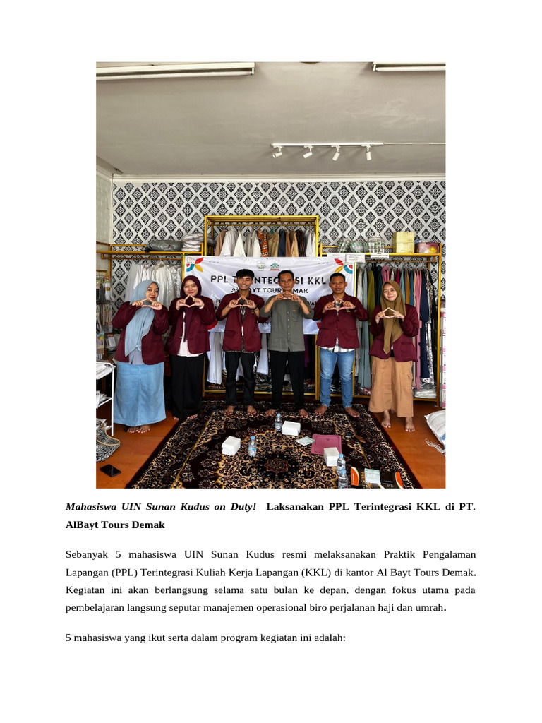 Berita AlBayt Tours Demak | PDF
