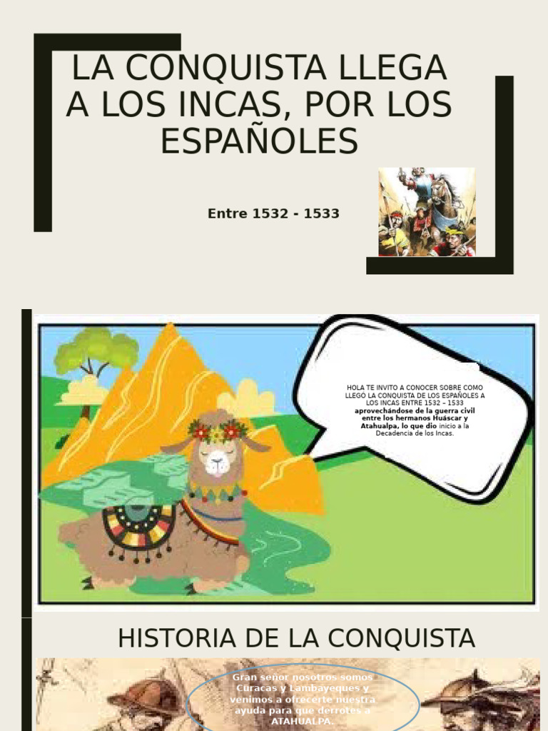 Conquista Española de los Incas (1532-1533) | PDF