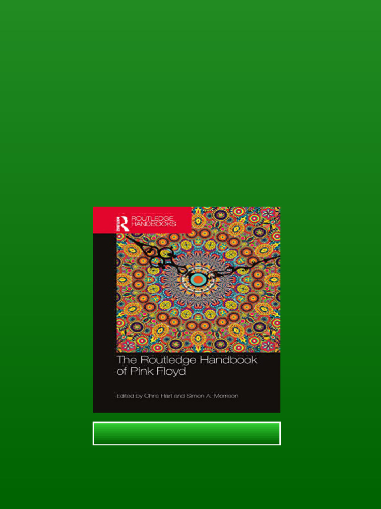 The Routledge Handbook Of Pink Floyd Chris Hart Simon A Morrison ...
