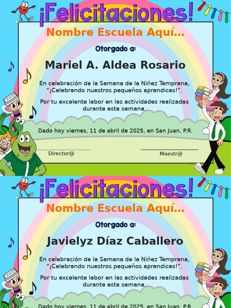 Certificado SMN Atención Editable Final | PDF