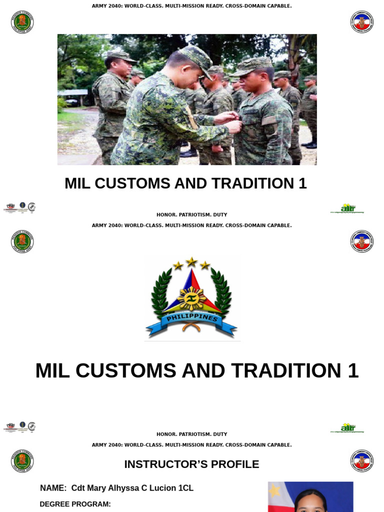 IMM-MCT-1-2025-2026 | PDF | Patriotism | Army