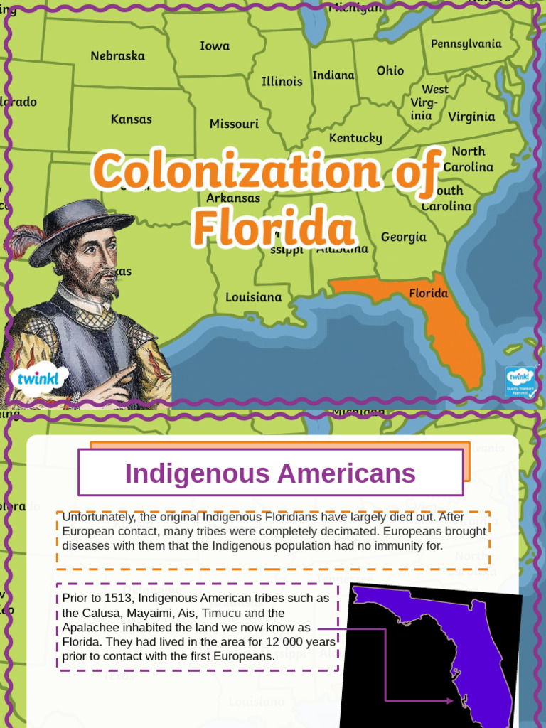 Colonization of Florida PowerPoint | PDF | Former Spanish Colonies ...