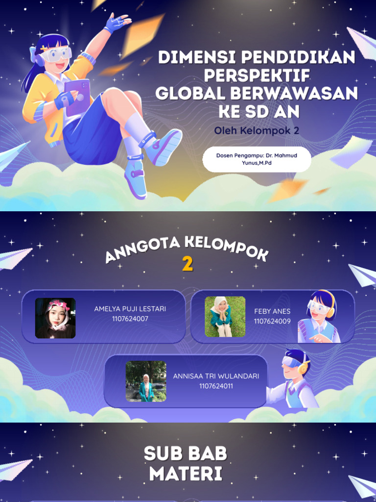 Pendidikan Global Berwawasan SD | PDF