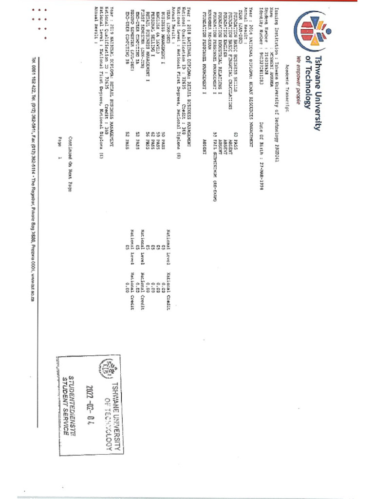 Academic Record | PDF