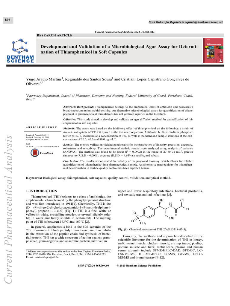 Martins Et Al 2020 Development and Validation of A Microbiological Agar ...