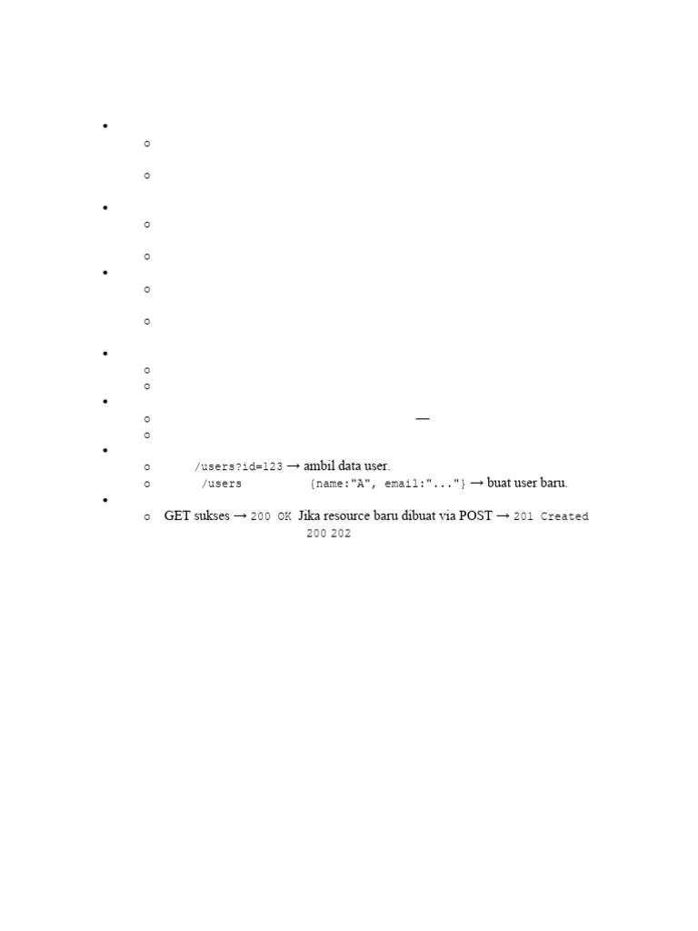 Perbandingan HTTP GET vs POST dan UML | PDF