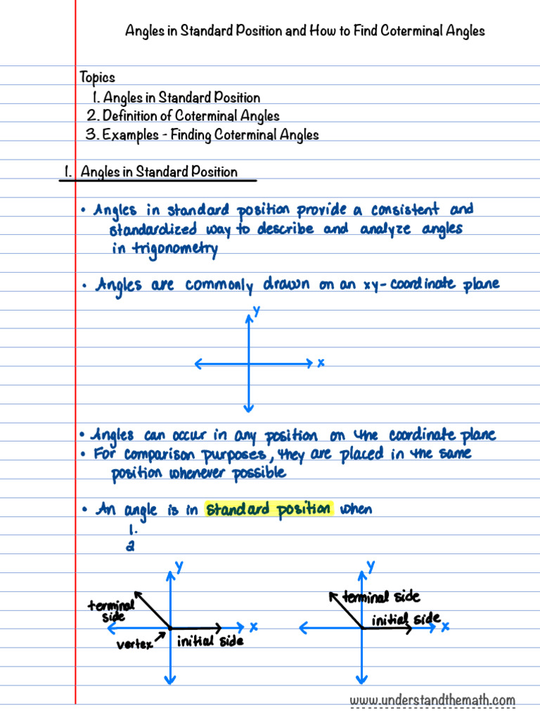 T1.4 Standard Position | PDF