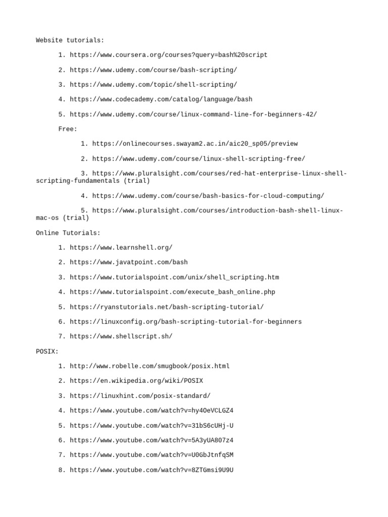 References | PDF | Linux | Command Line Interface