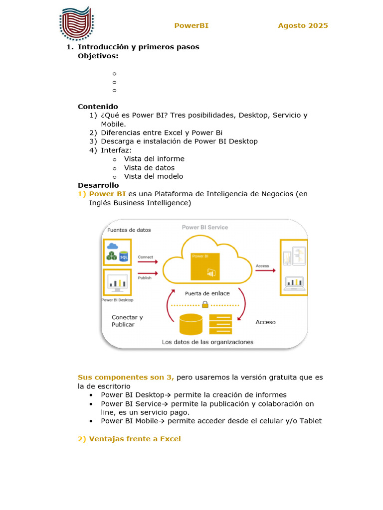 Clase Semana 1 - Introducción y Primeros Pasos | PDF | Microsoft Excel ...