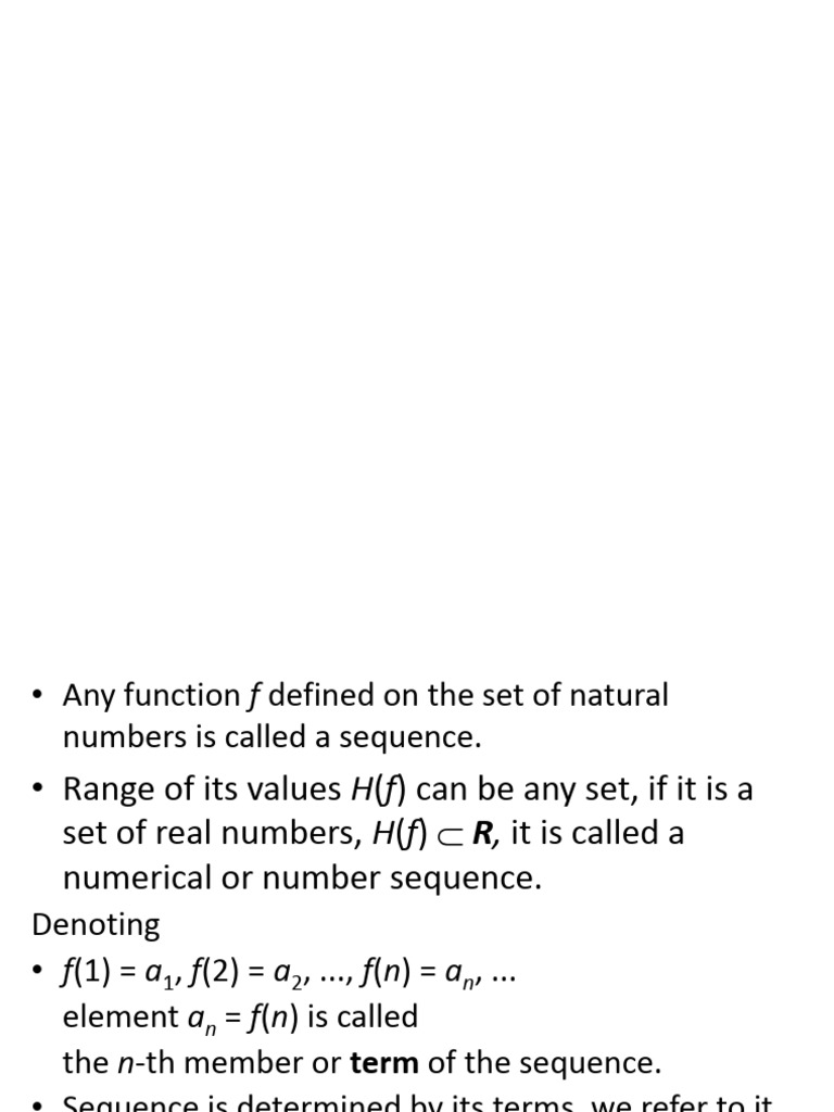 P5 Sequences | PDF | Sequence | Function (Mathematics)