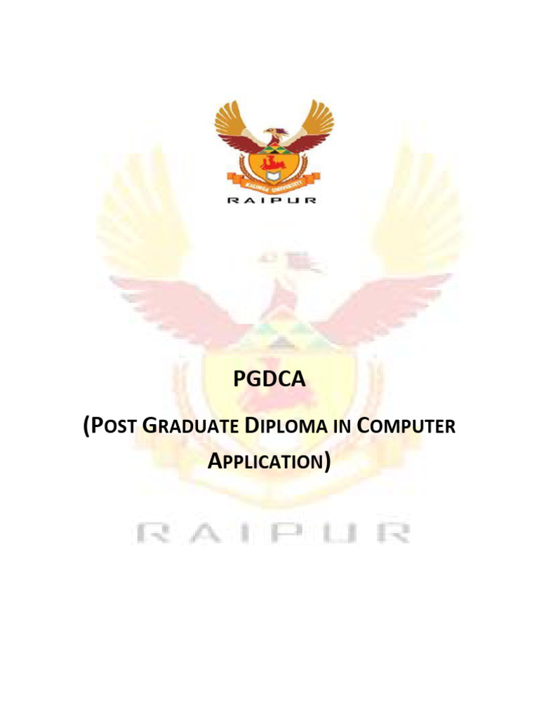 PGDCA Syllabus 2021 22 | PDF | Constructor (Object Oriented Programming ...