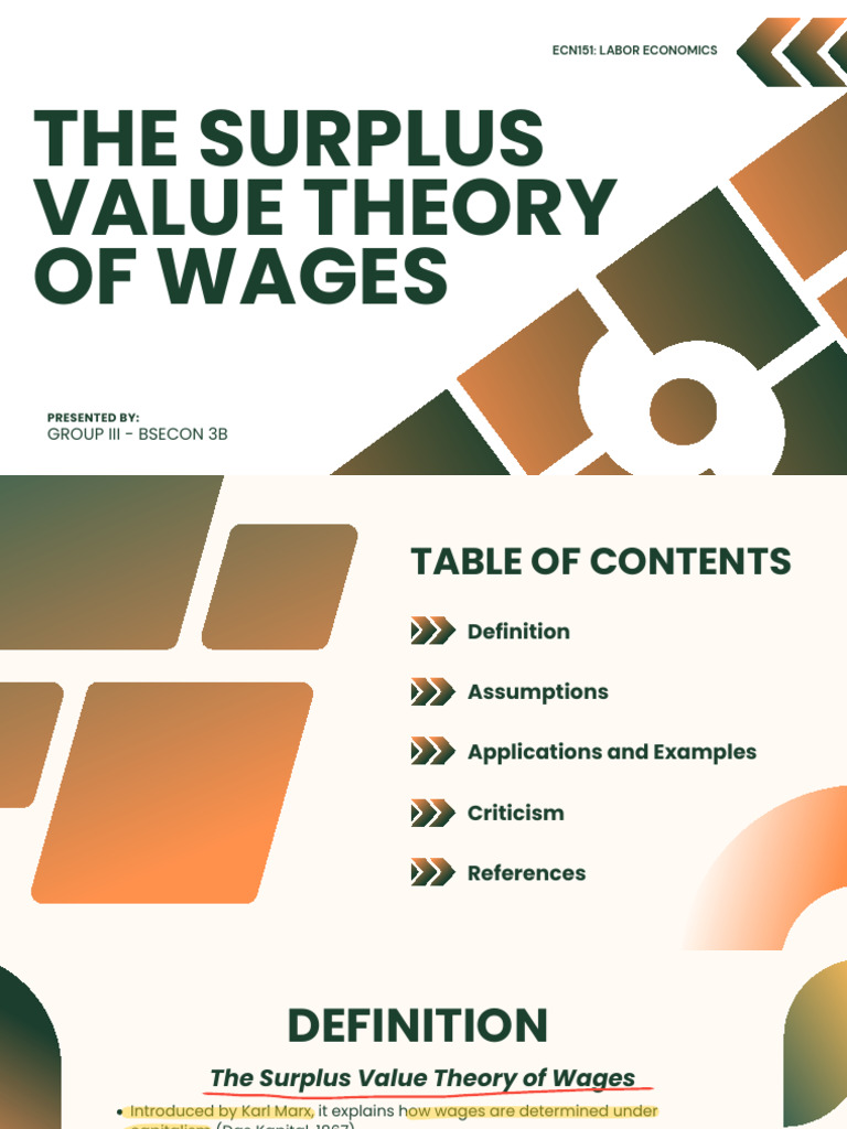 The-Surplus-Value-Theory-of-Wages | PDF | Value (Economics ...