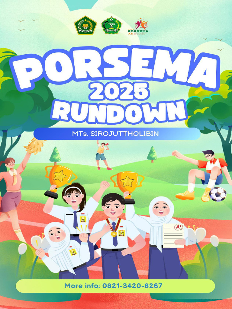 Jadwal PORSEMA XII MTs Sirojuttholibin 2025 | PDF