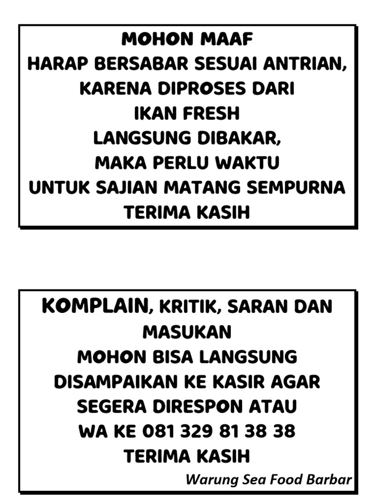 Mohon Maaf | PDF