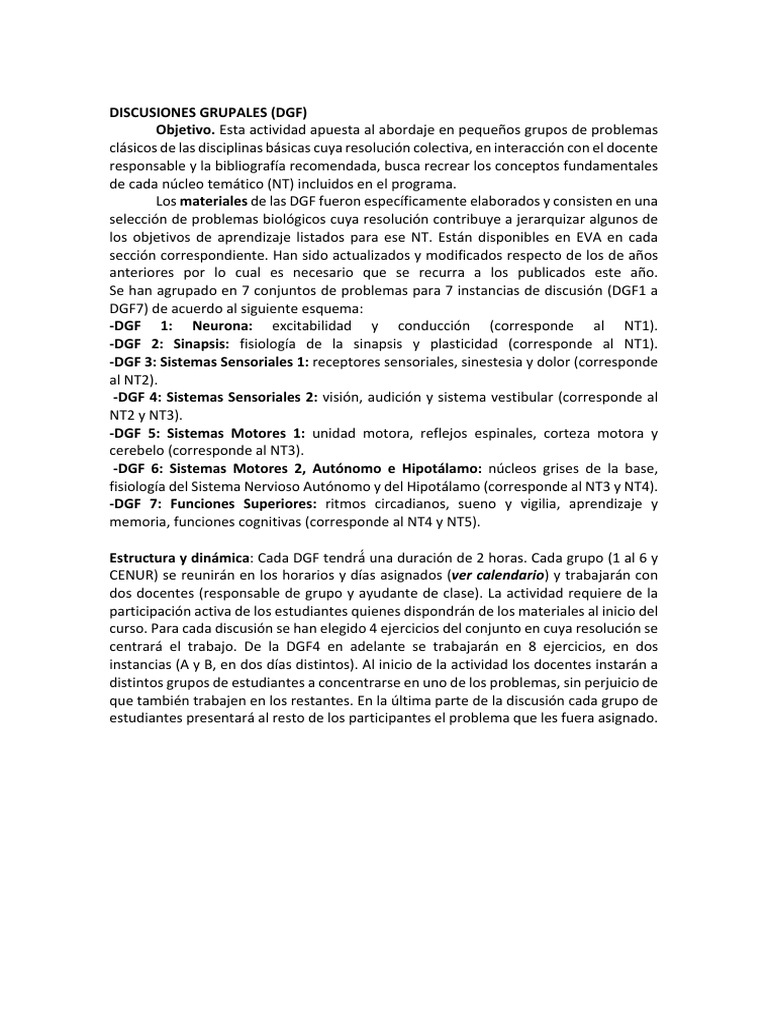 Discusiones Grupales | PDF | Neuroplasticidad | Ciencia cognitiva