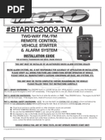 Autowatch 276 Alarm Installation | PDF | Electrical Connector | Remote ...