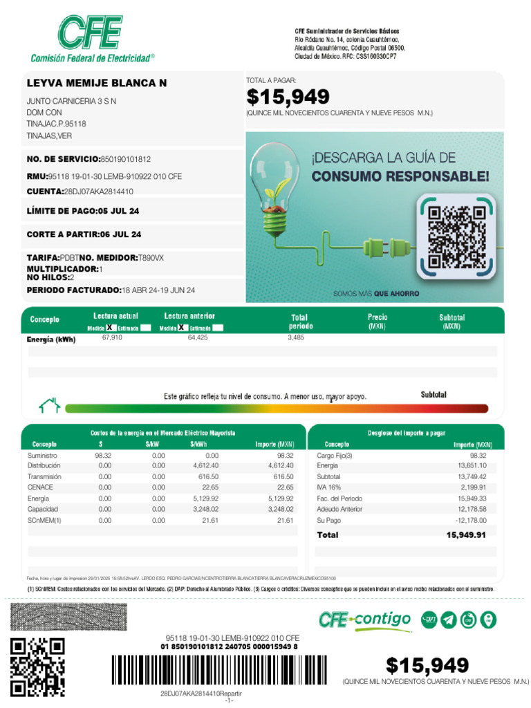 Leyva Memije Blanca N: Junto Carniceria 3 S N Dom Con TINAJAC.P.95118 ...