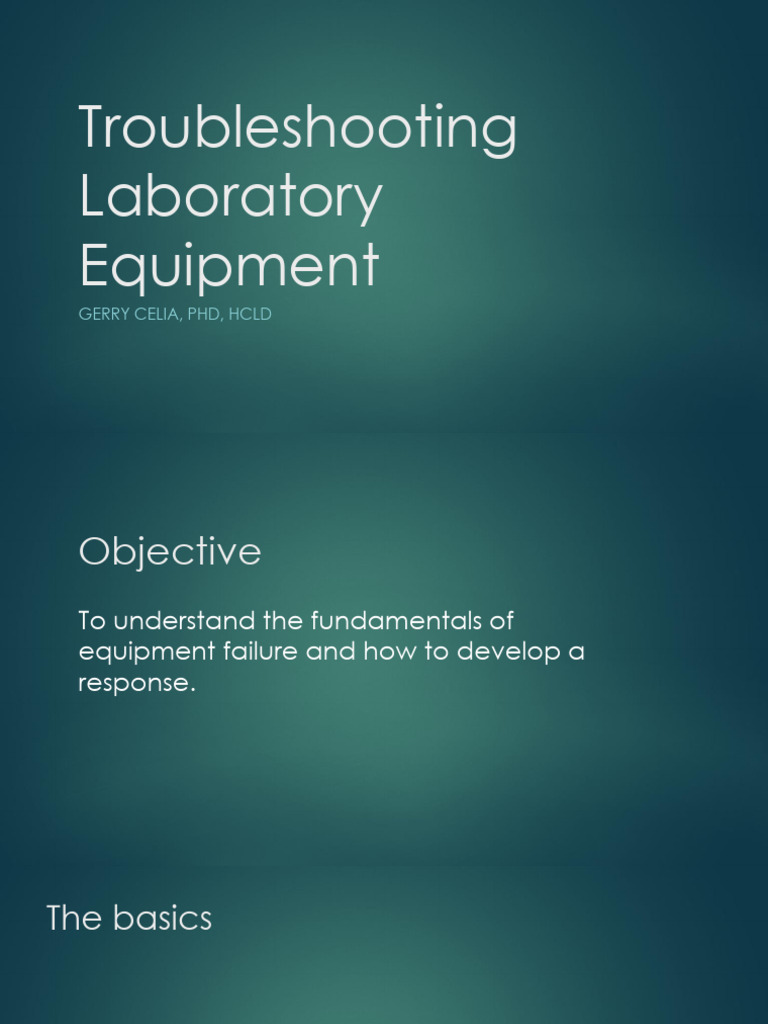 Troubleshooting Equipment | PDF | Troubleshooting