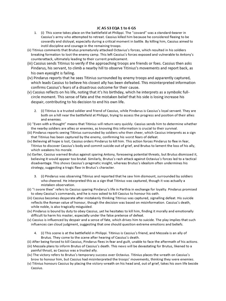 Jc a5 s3 Eqa 1 to 6 Gs | PDF