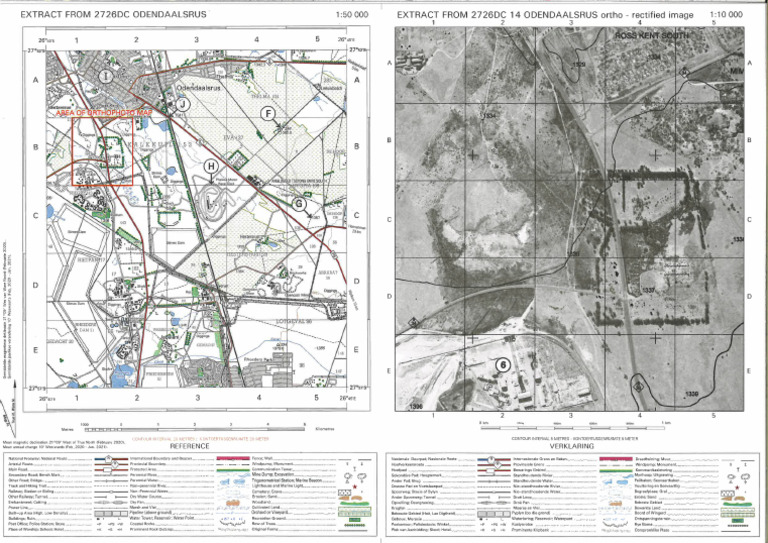 Odendalsrus Map | PDF