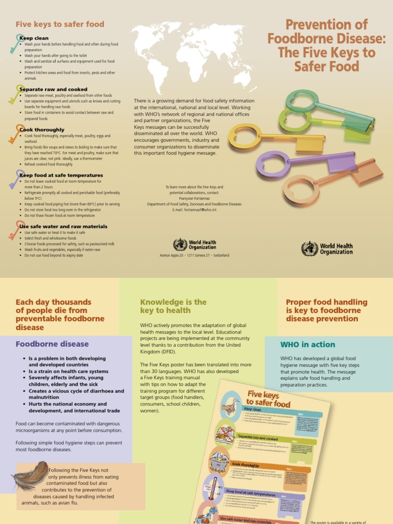 Prevention of Foodborne Disease: The Five Keys To Safer Food | PDF ...
