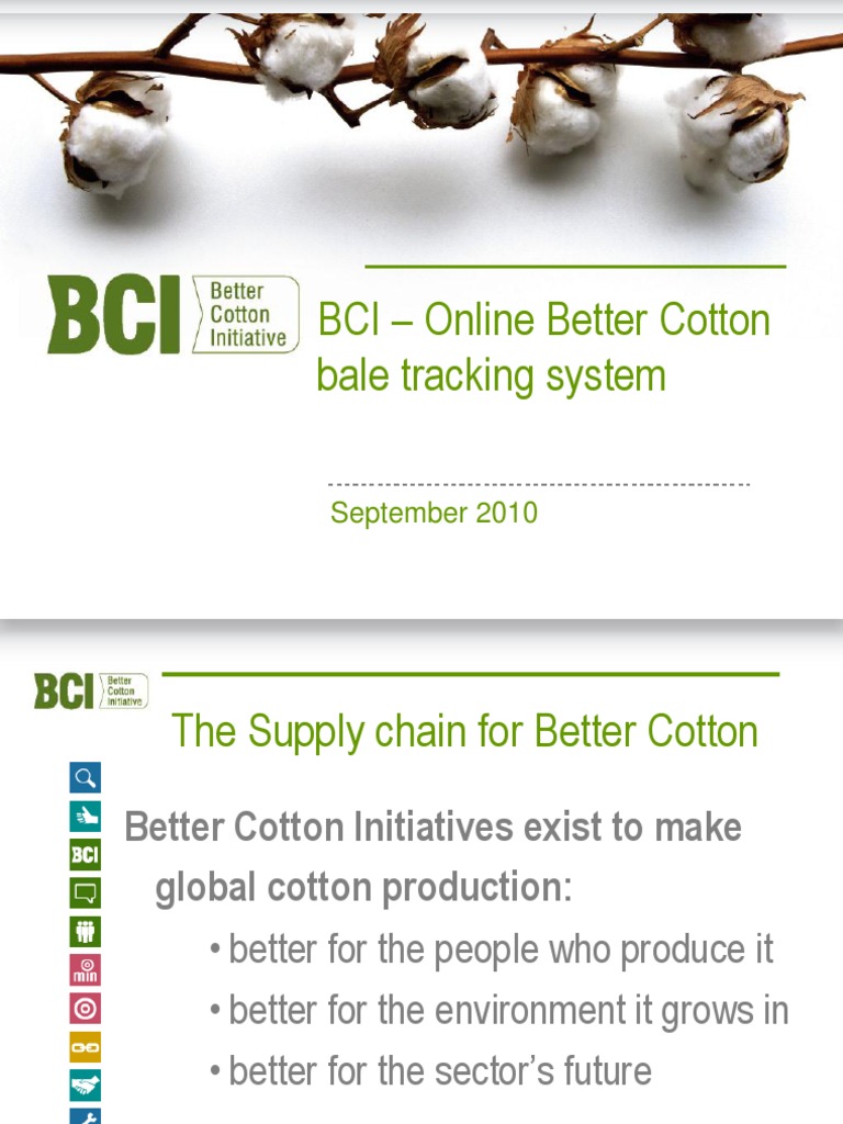 Bci Bale Tracking System | PDF | Cotton | Barcode