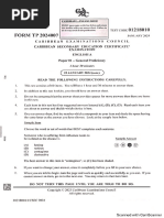 Csec English b p1 2020 Mj | PDF