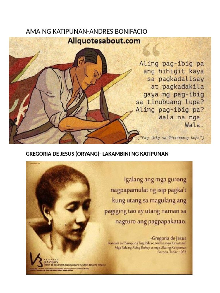 Ama NG Katipunan | PDF