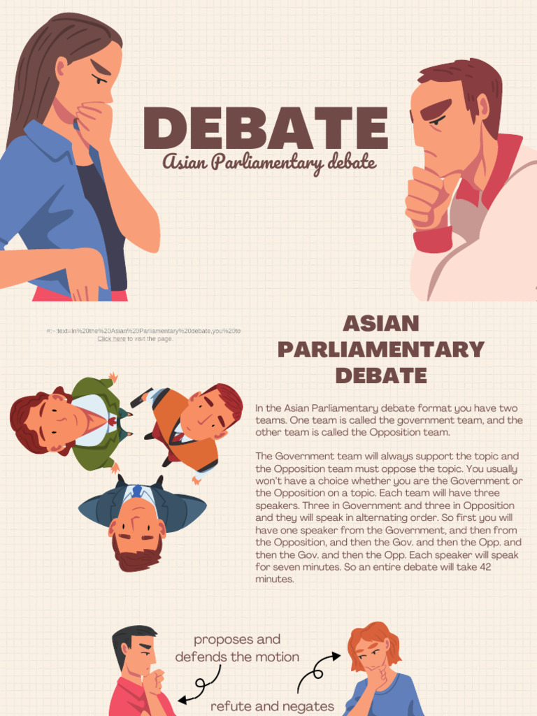 Debate Format | PDF | Meetings | Government