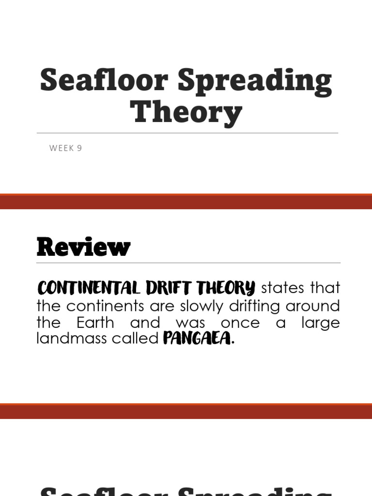 Seafloor Spreading Explained: Key Concepts | PDF | Plate Tectonics | Seabed