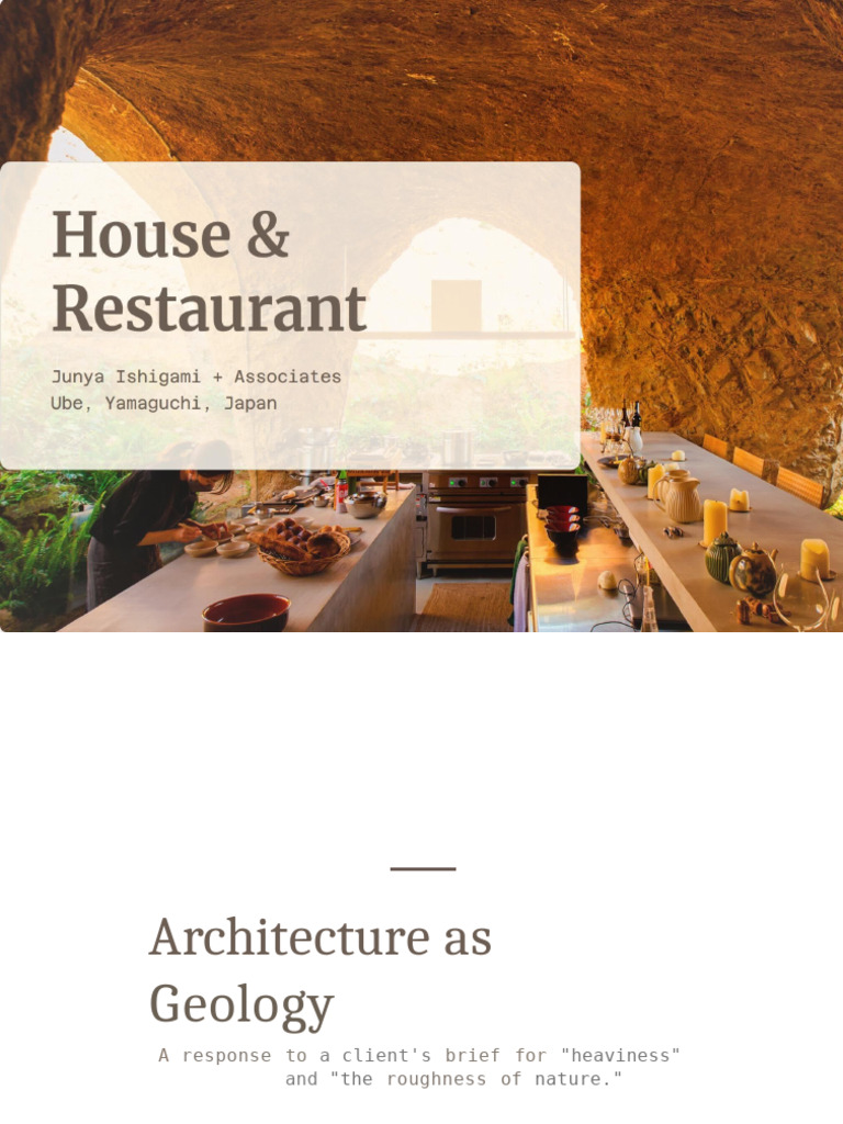 Subterranean Architecture: A New Ancient Design | PDF | Architectural ...