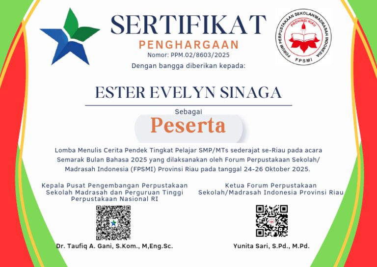 Ester Evelyn Sinaga | PDF