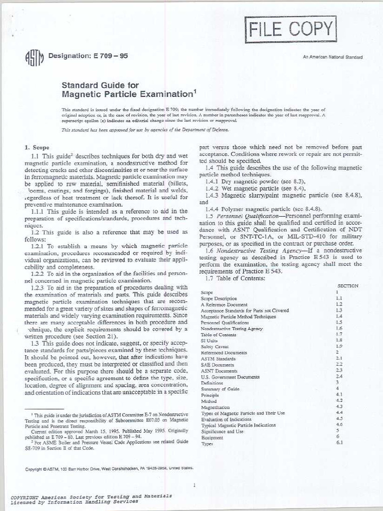 Astm E709 | PDF