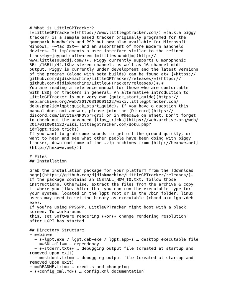 LittleGPTracker User Manual Guide | PDF | Queue (Abstract Data Type ...
