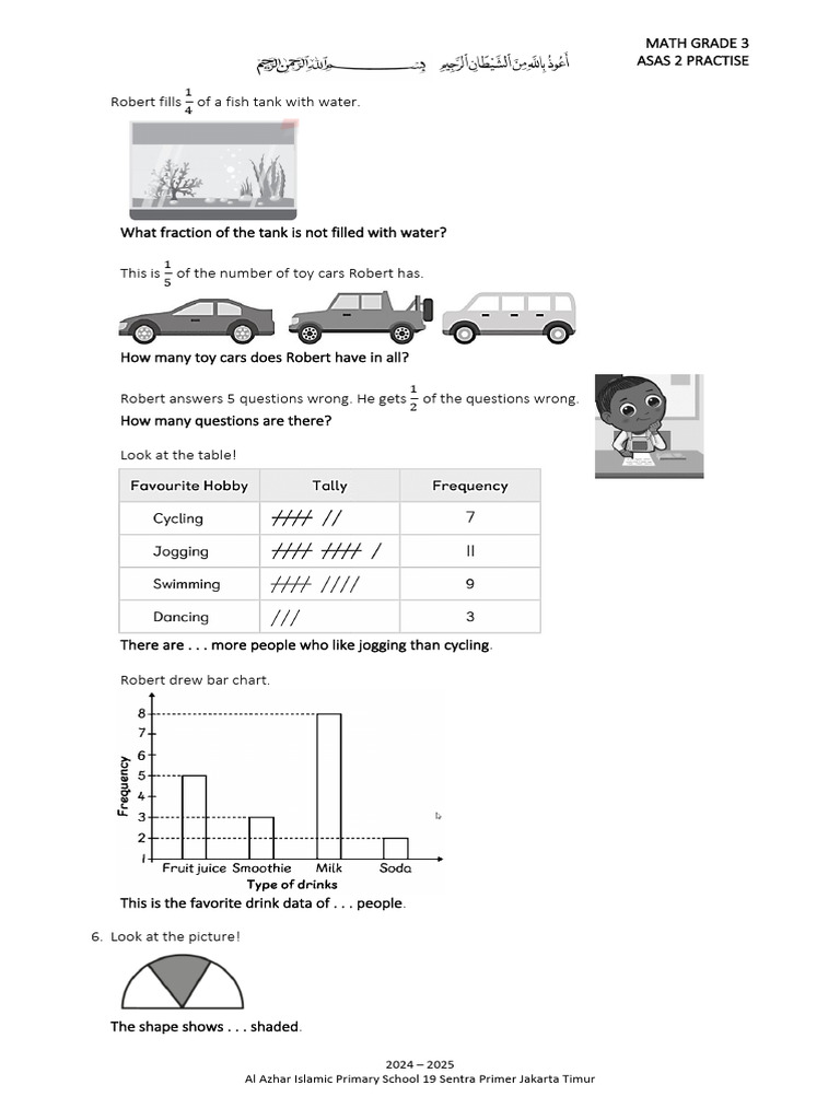 Grade 3 Math Practice Questions | PDF