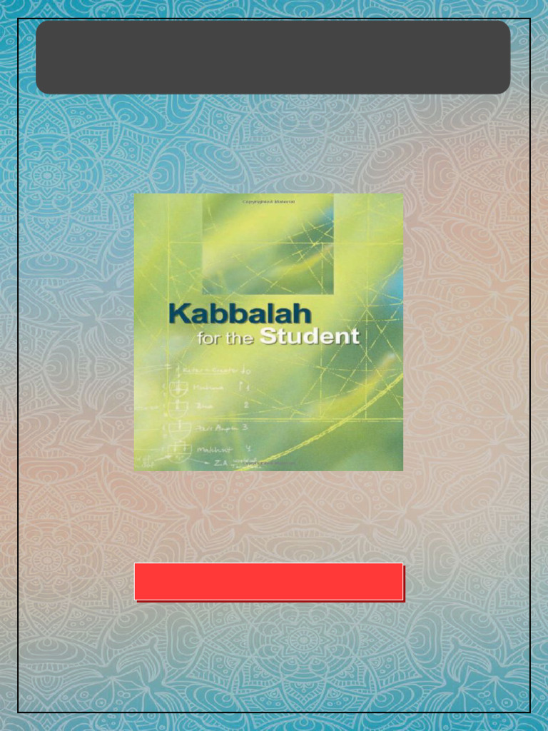 Kabbalah for the Student 1st Edition Rav Yehuda Ashlag sample | PDF ...
