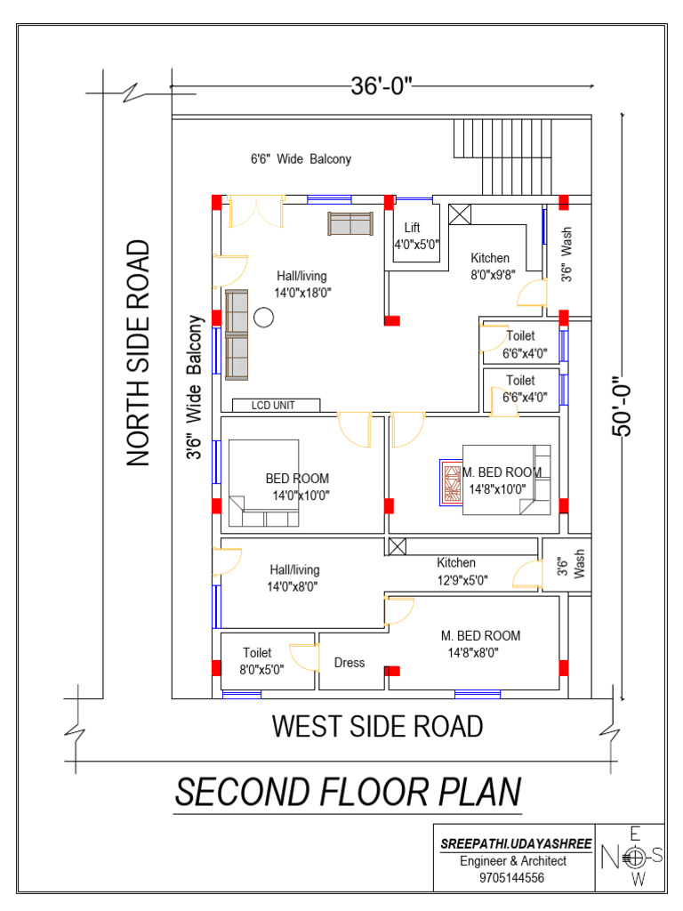 Second Floor Plan Layout Details | PDF