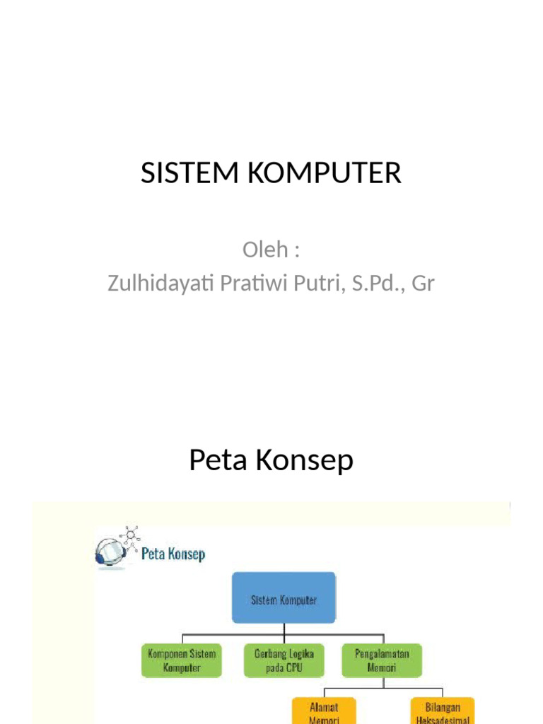 PPT BAB 4 Informatika_Sistem Komputer | PDF