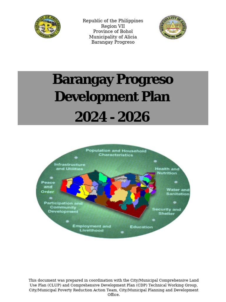 Barangay Progreso Development Plan 2024-2026 | PDF | Hazards | Flood