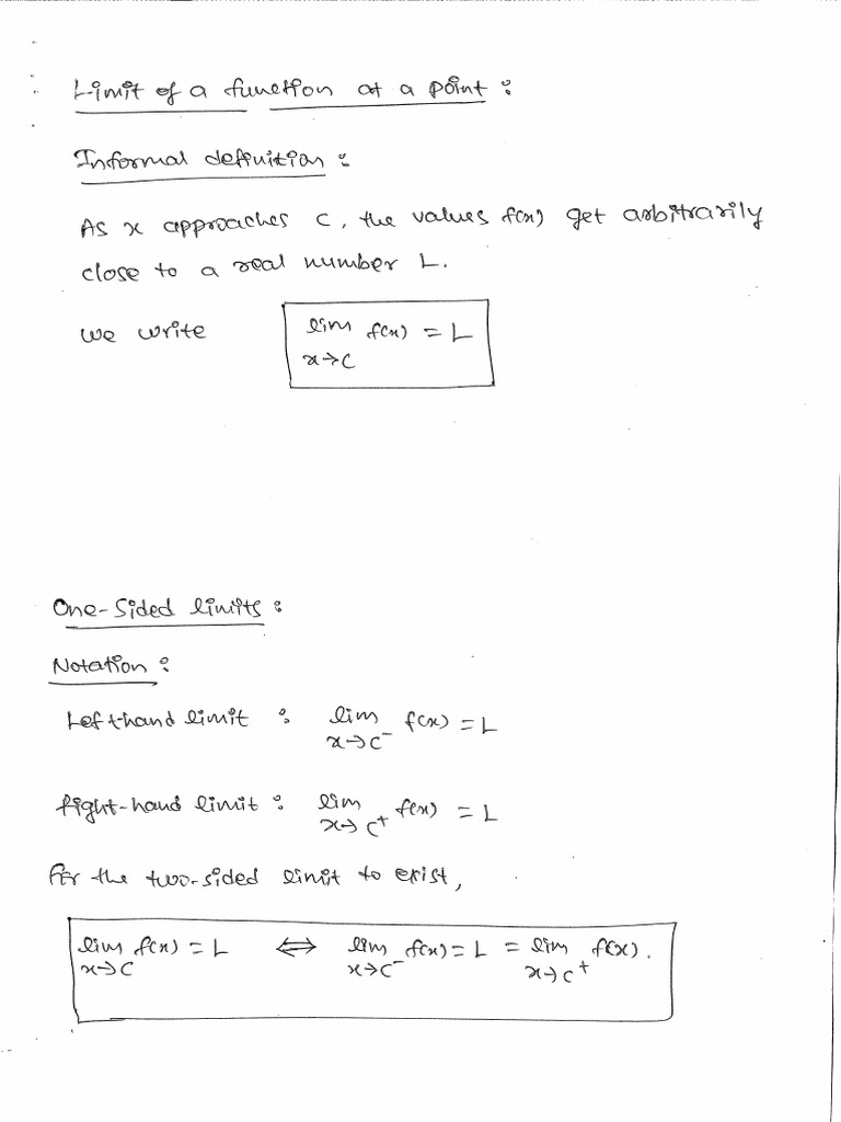 Limit and Continuity | PDF