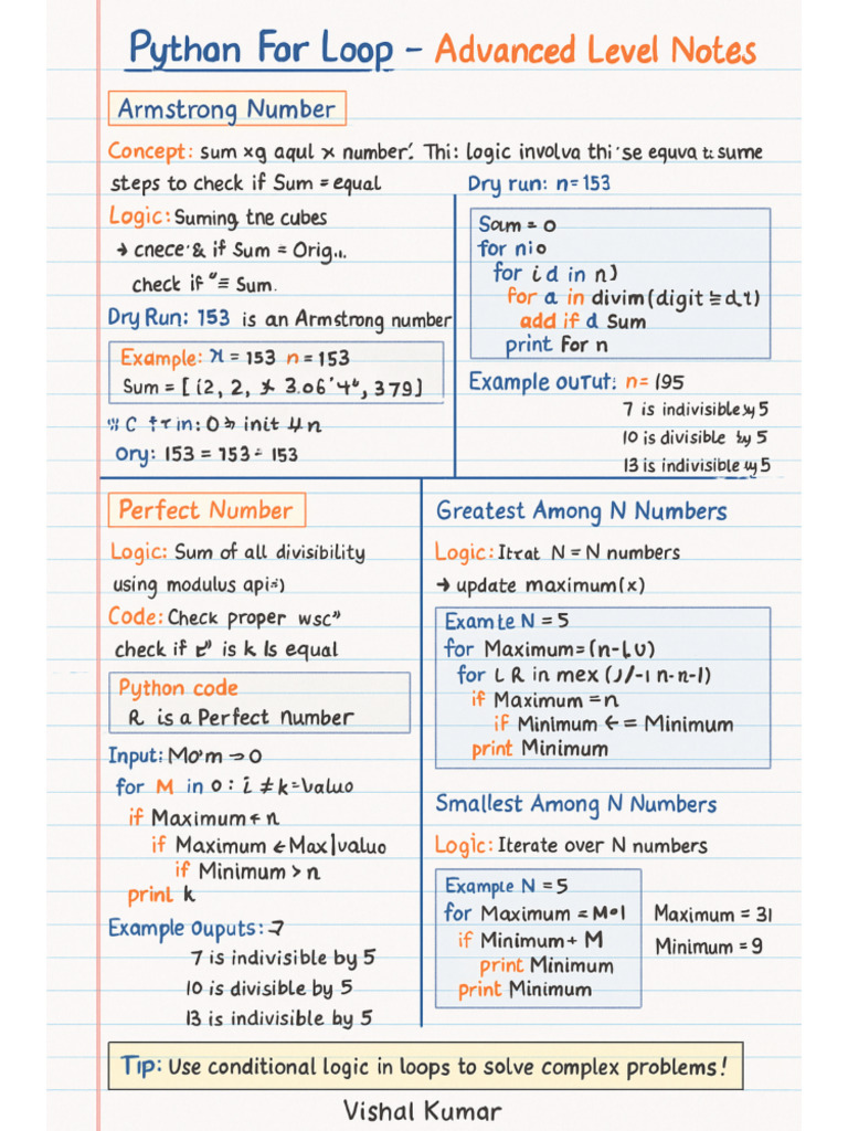 For Loop Advance Level | PDF