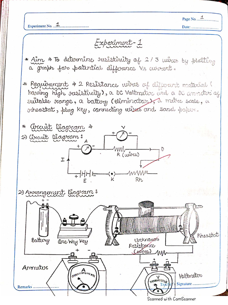 Physics Lab Practical Notes | PDF