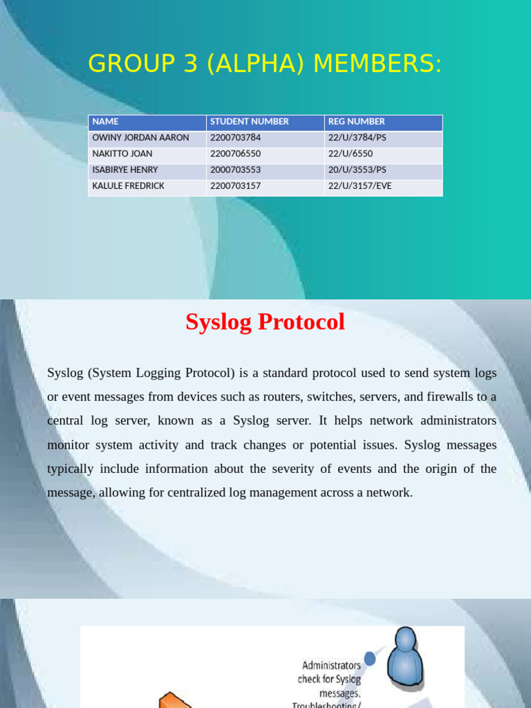 Overview of Syslog, ICMP, and IPFIX Protocols | PDF | Data Transmission ...