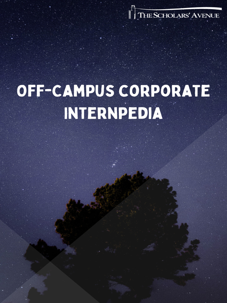 Off-Campus Corporate Internpedia | PDF | Internship | Job Hunting