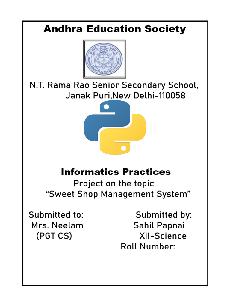 Mithai Ki Ip Project | PDF | Comma Separated Values | Python (Programming Language)