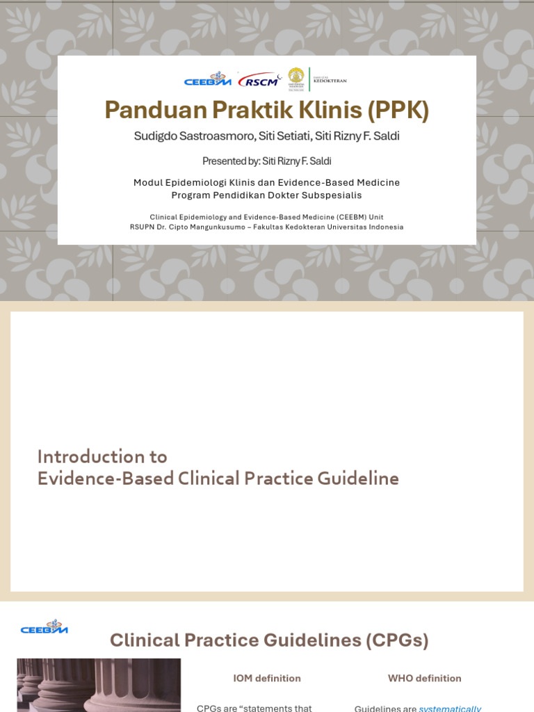 Evidence-Based PPK - EBM Sp2 - 20251031 | PDF | Evidence Based Medicine ...