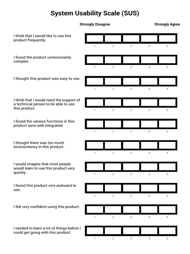 System Usability Scale | PDF