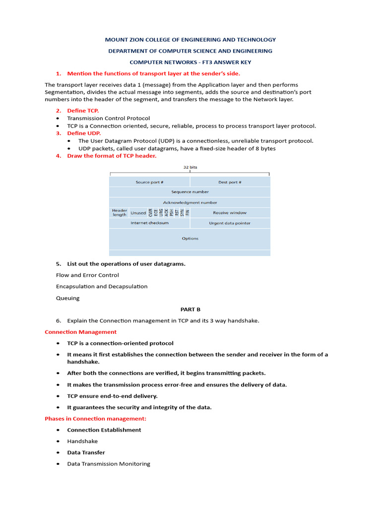 Conn Manage and Flow Control | PDF | Transmission Control Protocol | Data Transmission
