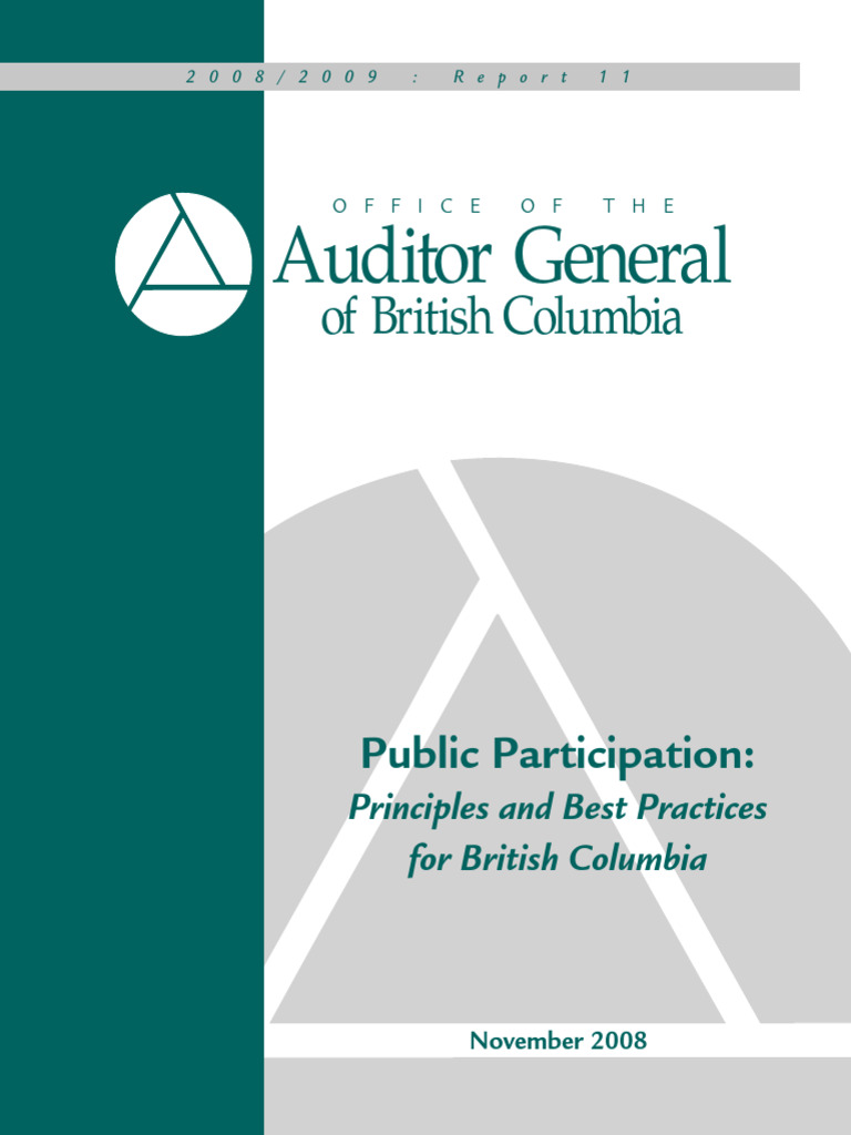 Public Participation Principles and Best Practices | PDF | Decision ...